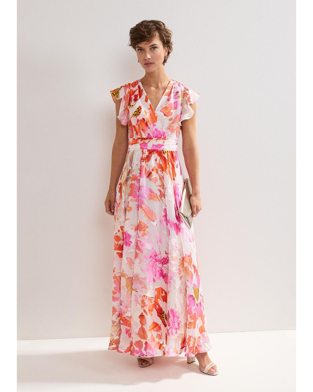 Phase Eight Liana Burnout Dress in Pink | Lyst UK