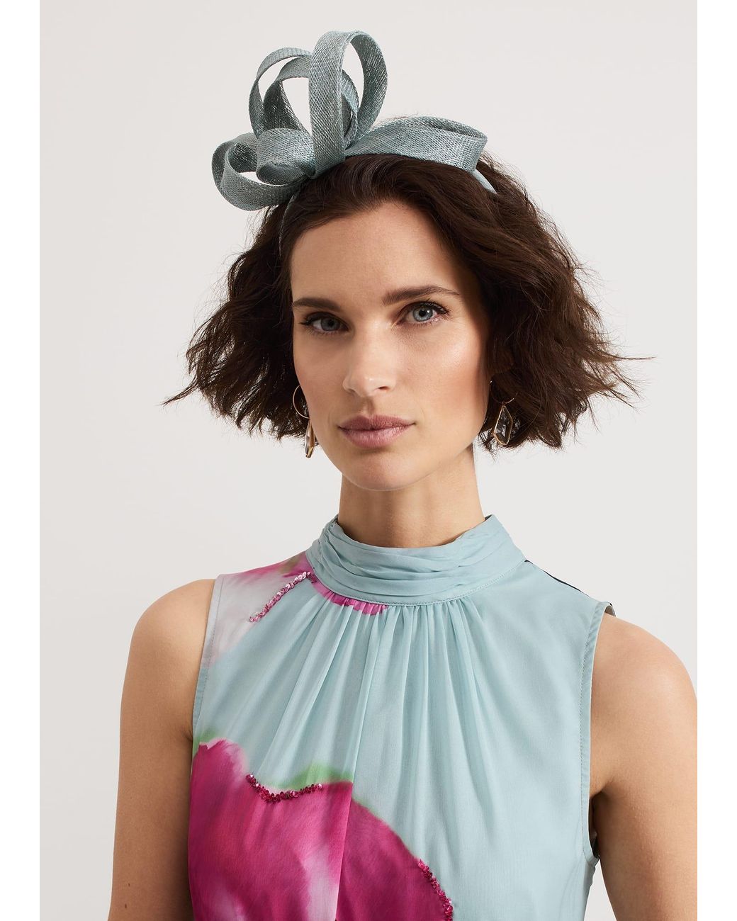 Phase Eight 's Green Twist Headband in Blue | Lyst UK