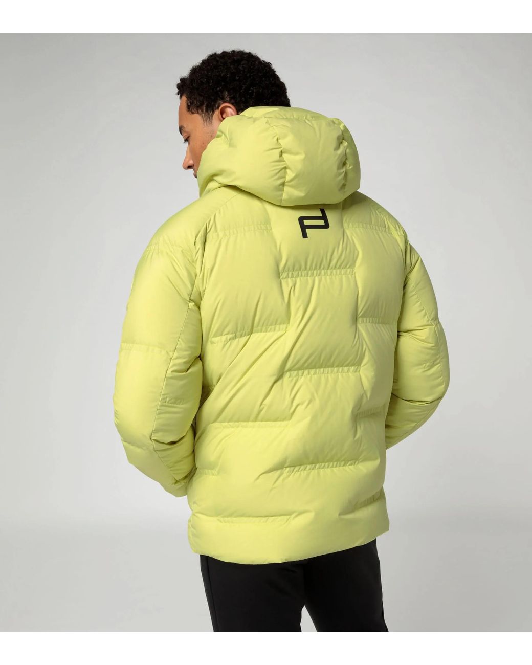 Porsche Design Padded Jacket in Yellow for Men | Lyst UK