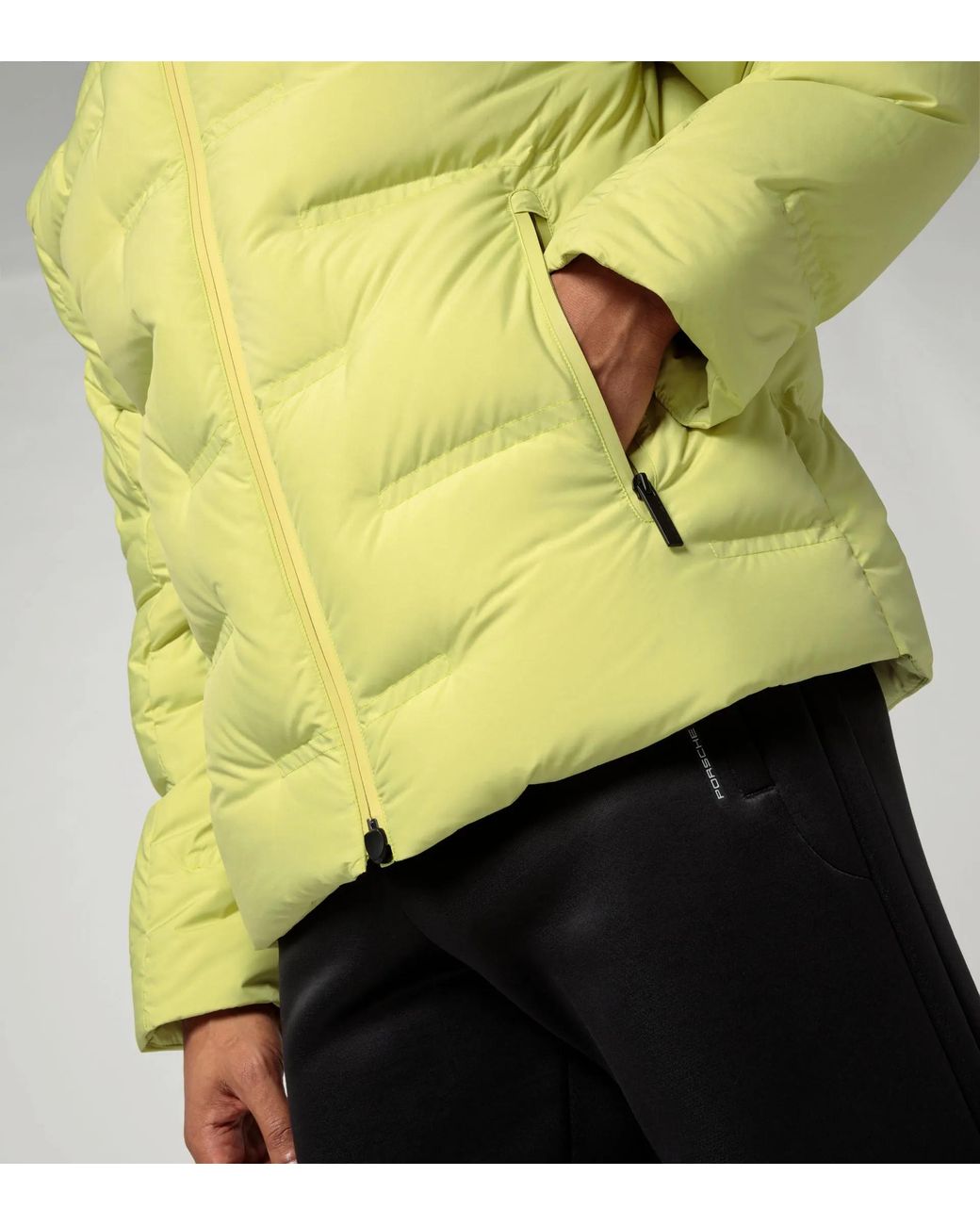 Porsche Design Padded Jacket in Yellow for Men | Lyst UK