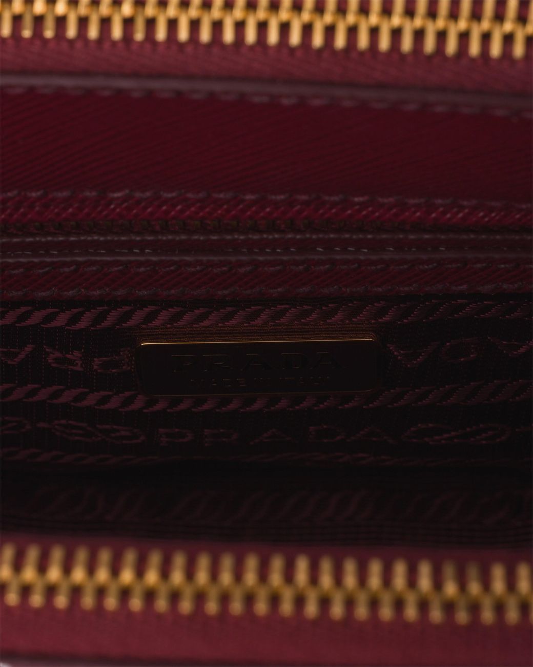 Prada Galleria Mini Saffiano Leather Bag, Crimson in Purple | Lyst