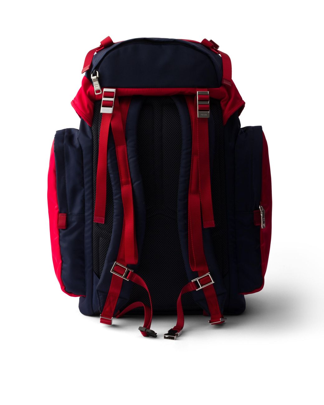 Prada Re-Nylon Backpack, Baltic in Red for Men | Lyst