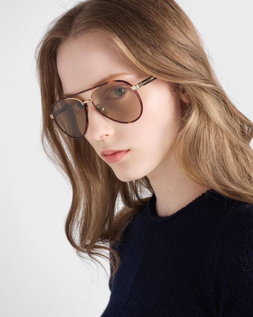 Prada Sunglasses With The Iconic Metal Plaque | Lyst UK