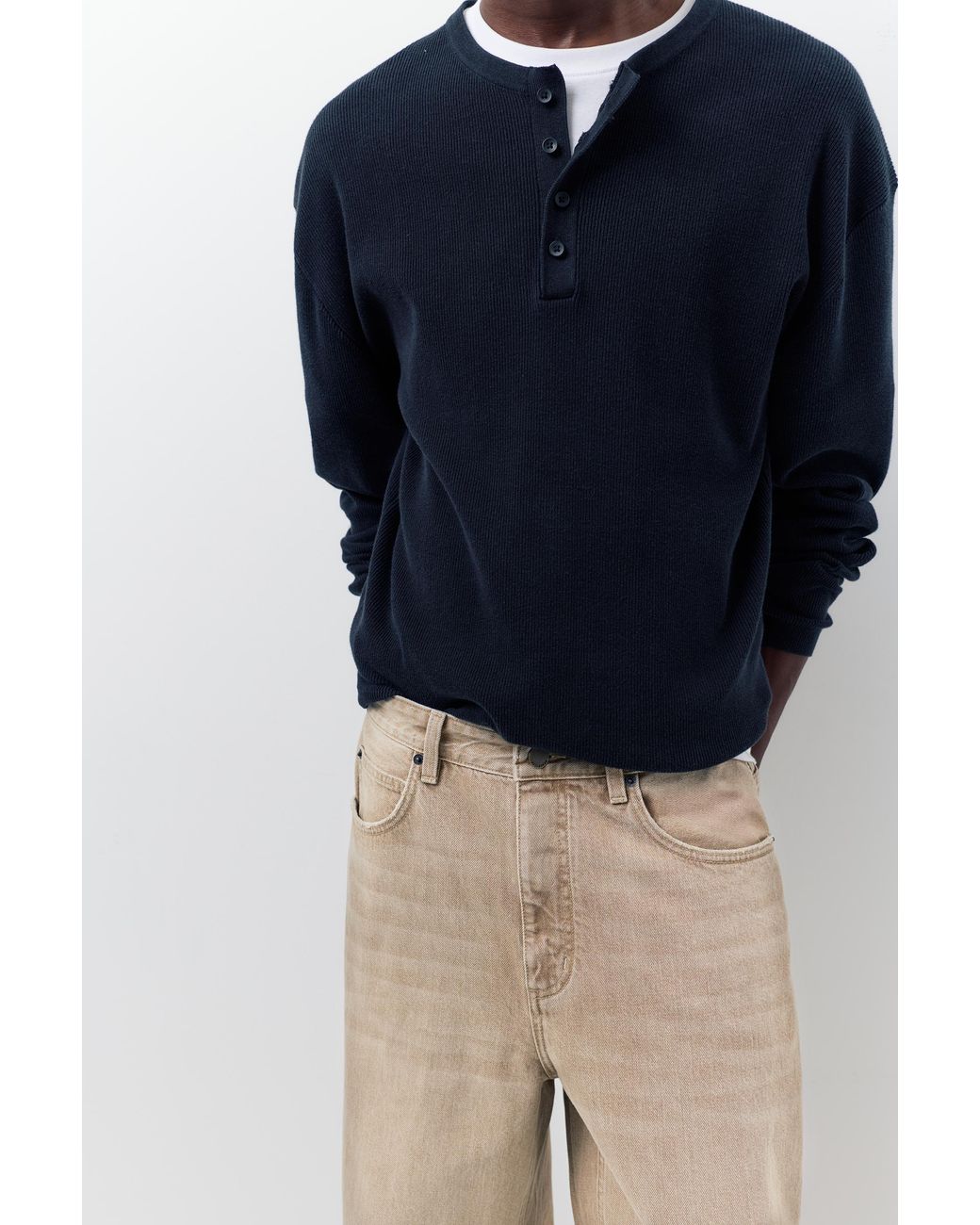 Pull&Bear Baggy Jeans in Blue for Men | Lyst UK