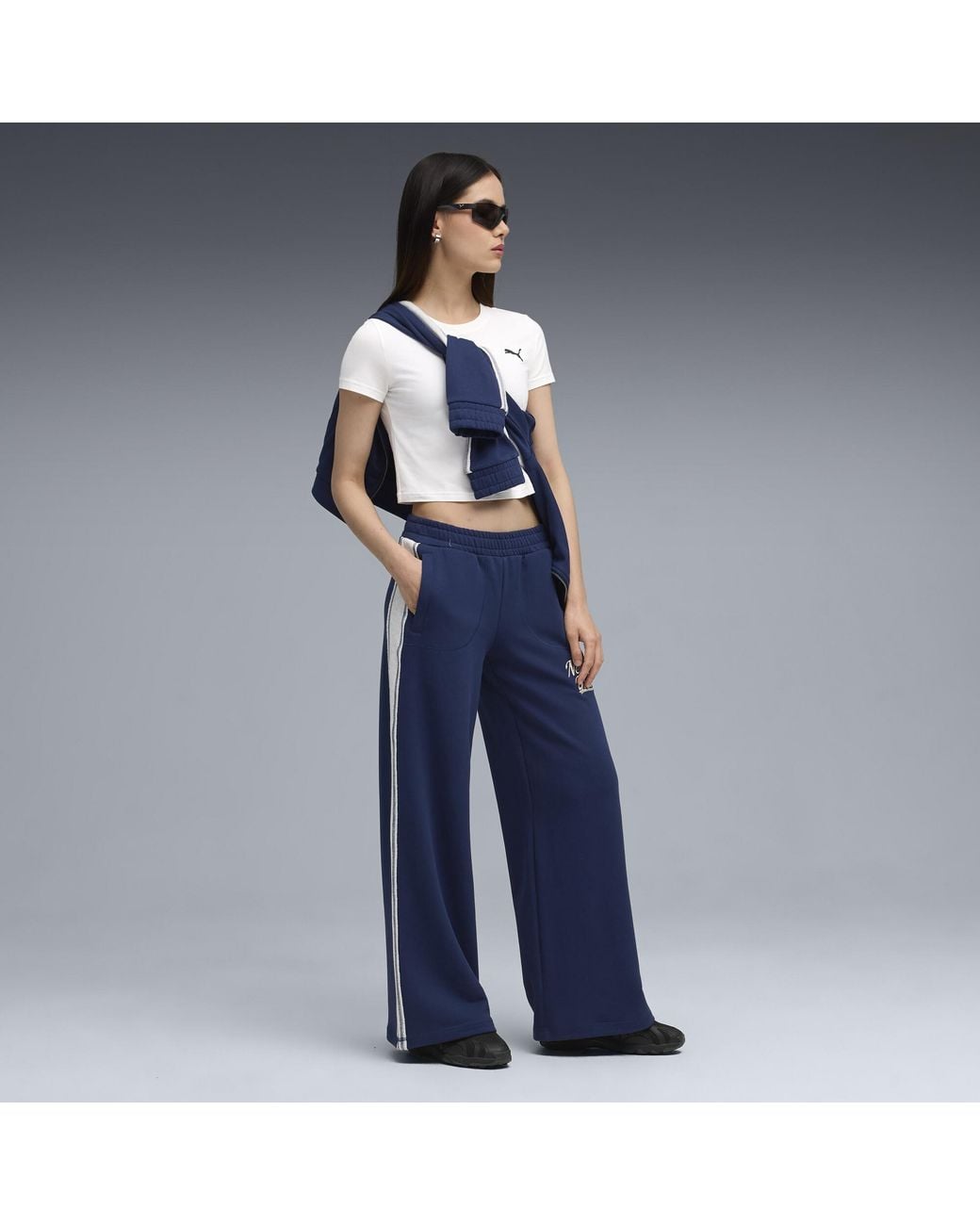 PUMA T7 Nyc Track Pants in Blue | Lyst
