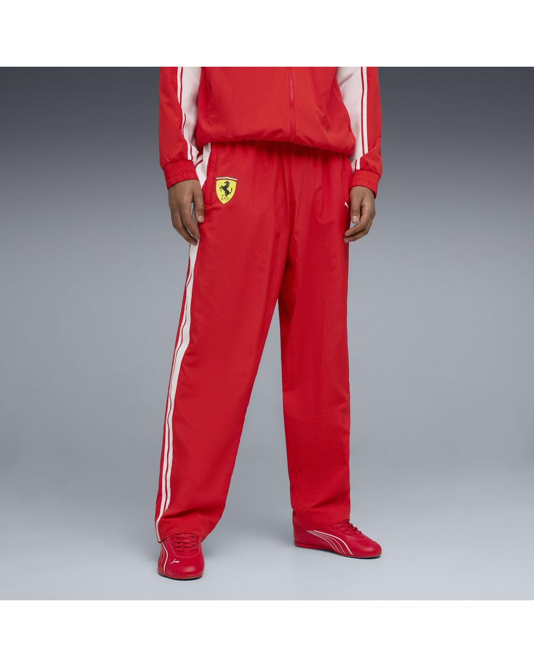 PUMA Scuderia Ferrari Hp Replica Drivers Authentic Track Pants in Red ...