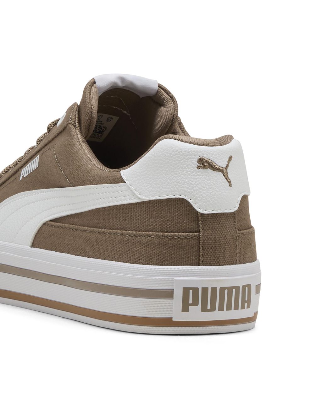 PUMA Court Classic Vulcanized Formstrip Sneakers in Brown for Men | Lyst