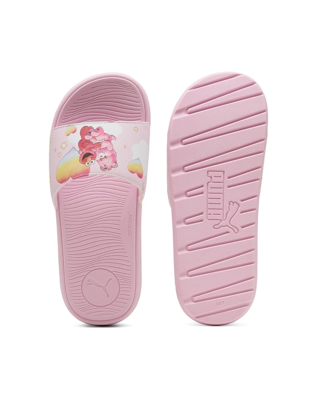 PUMA X Care Bears X Sesame Street Cool Cat Slides in Pink | Lyst