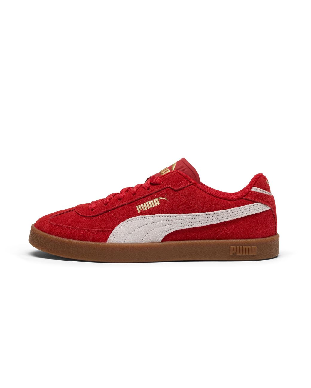 PUMA Club Ii Era Suede Sneakers in Red | Lyst