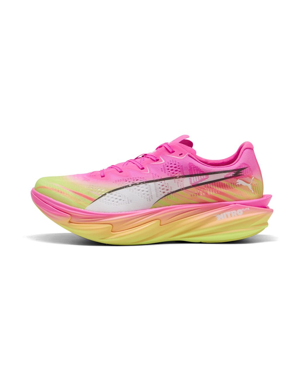 PUMA Deviate Nitro Elite 4 Running Shoes in Pink for Men | Lyst UK