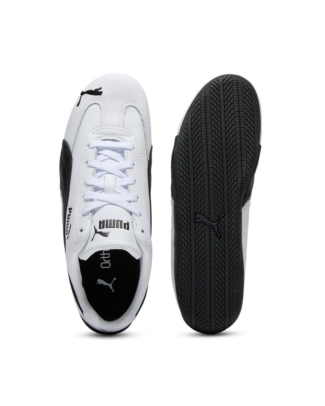 PUMA Speedcat Leather Sneakers in White | Lyst