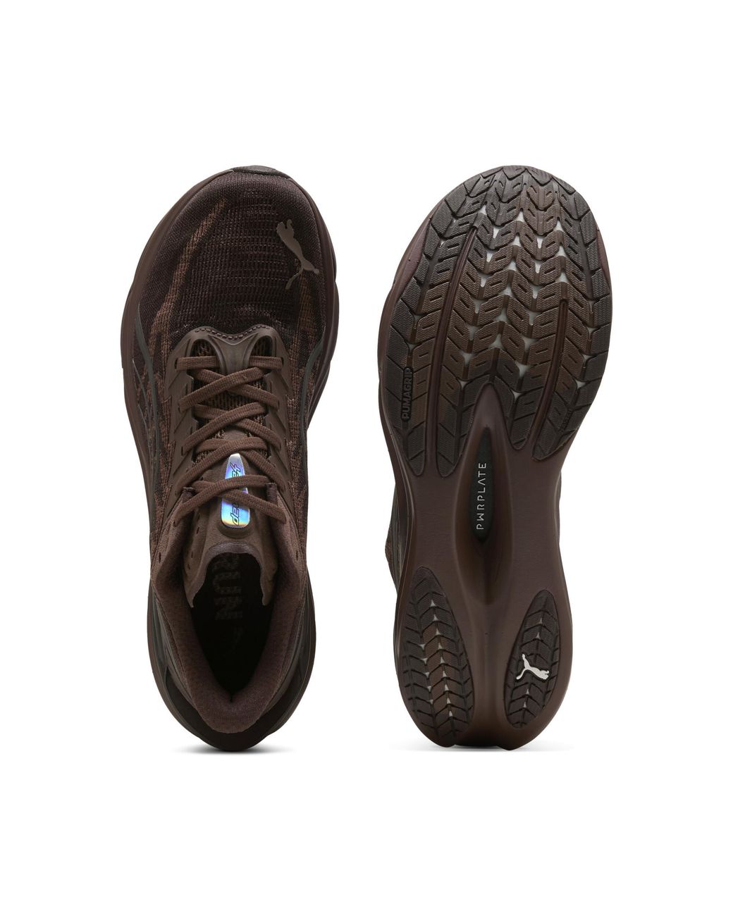 PUMA Deviate Nitroâ 4 Road Running Shoes in Brown for Men | Lyst