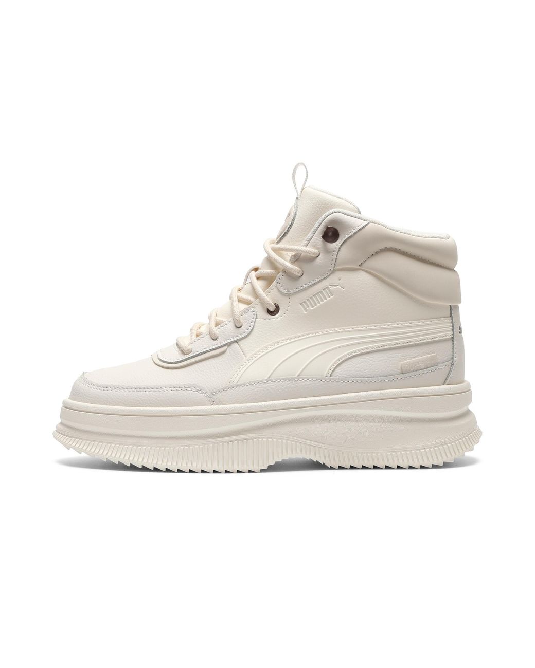 PUMA Mayra Puretex Waterproof Leather Boots in Natural | Lyst