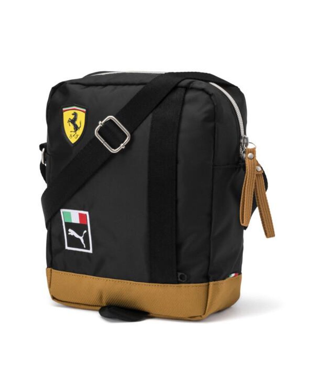 PUMA Scuderia Ferrari Shoulder Bag in Black for Men | Lyst