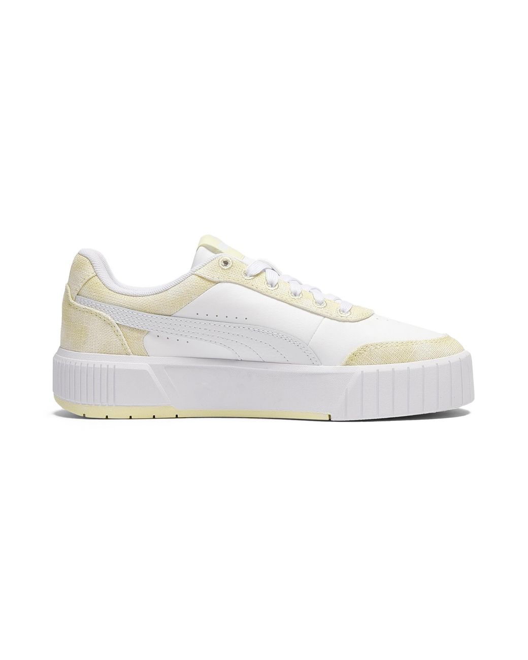 PUMA Carina Mia Acid Wash Sneakers in White | Lyst