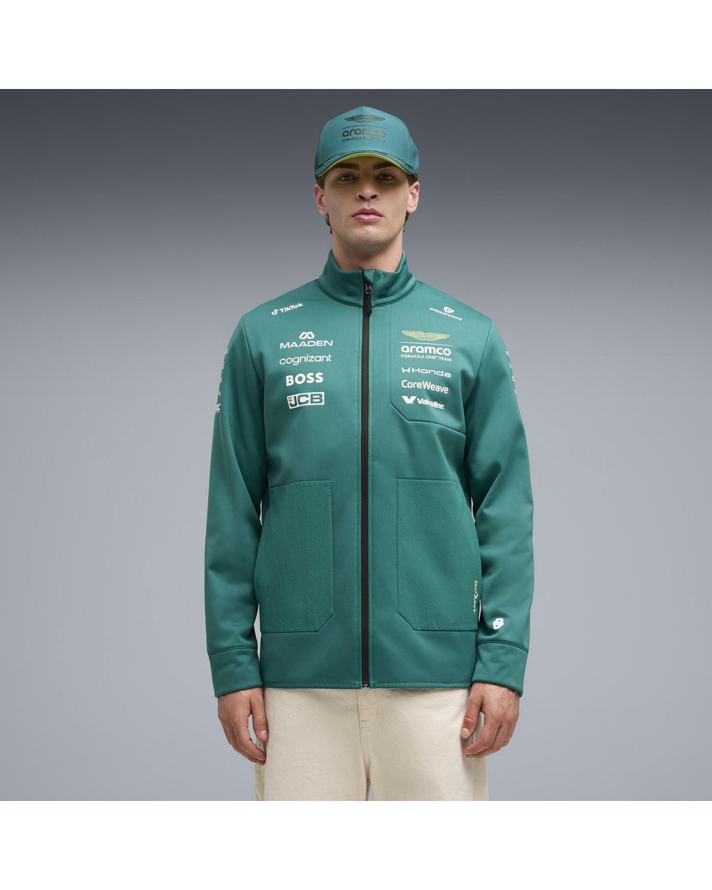 PUMA X Aston Martin Aramco F1Â Team Replica Jacket in Green for Men ...