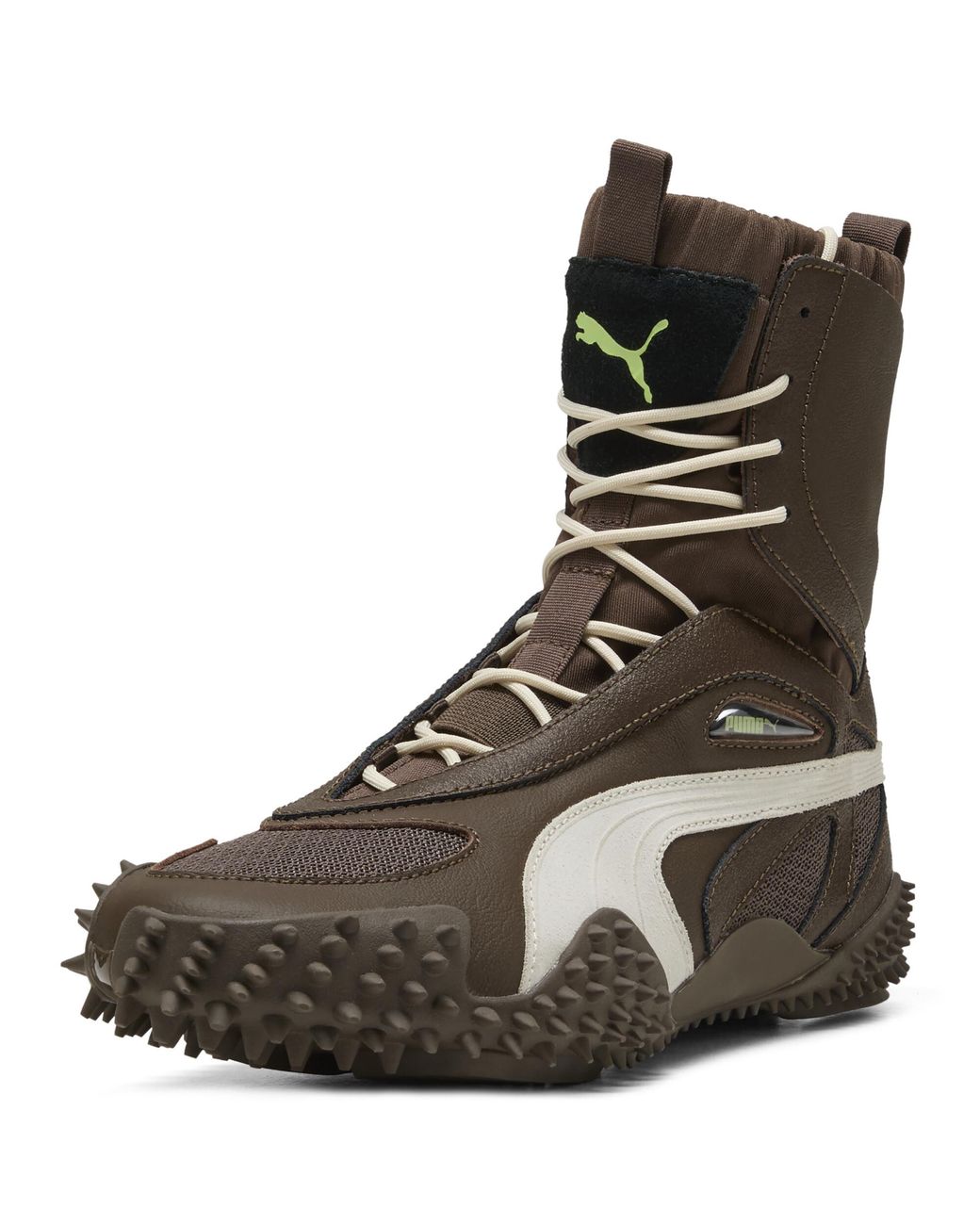 PUMA Mostro Mid Mid-Top Sneakers in Brown | Lyst