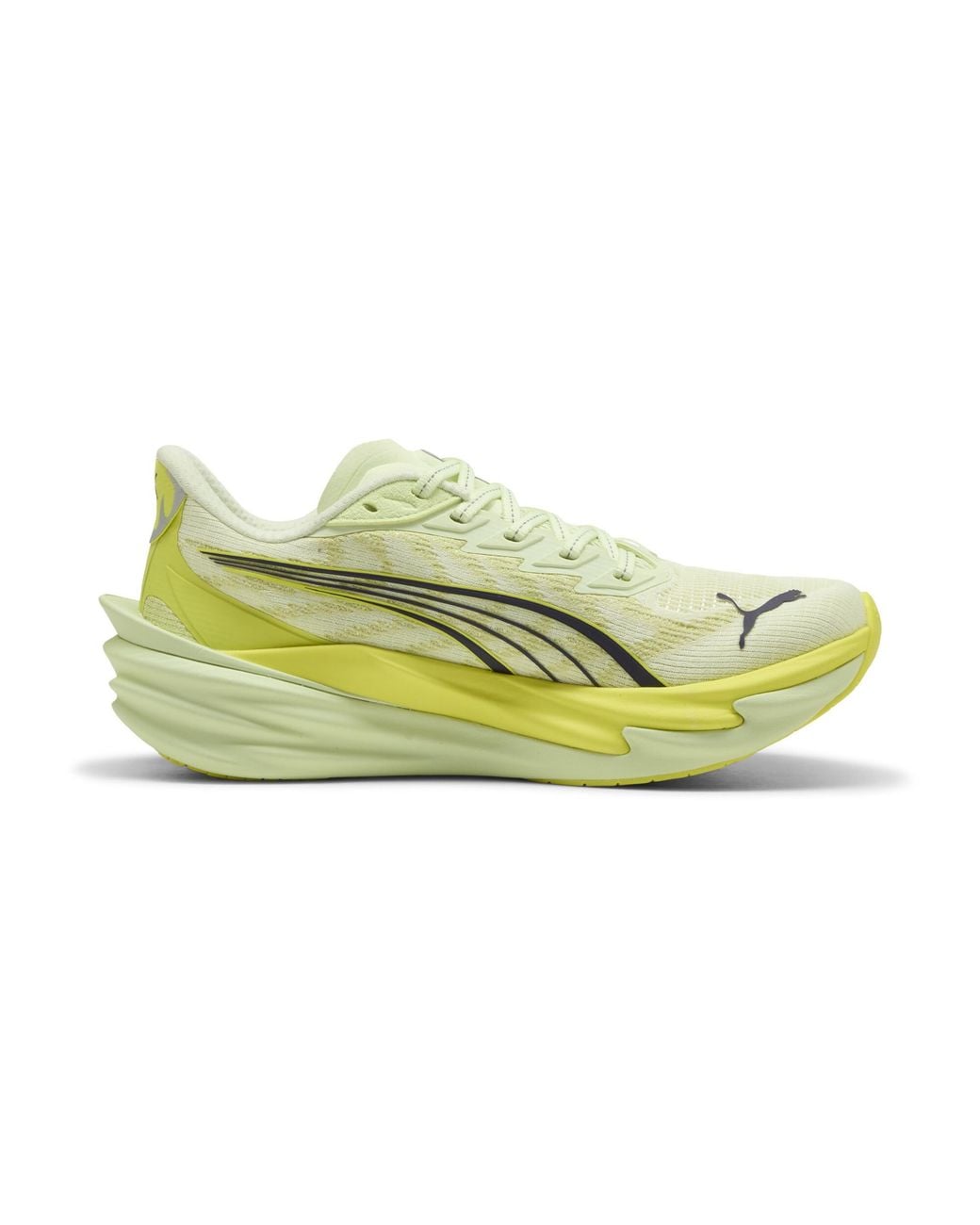 PUMA Deviate Nitroâ 4 Road Running Shoes in Yellow | Lyst