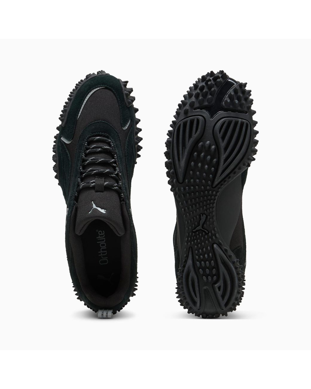 PUMA Mostro Xc Prime Sneakers /Flat Mid in Black | Lyst UK