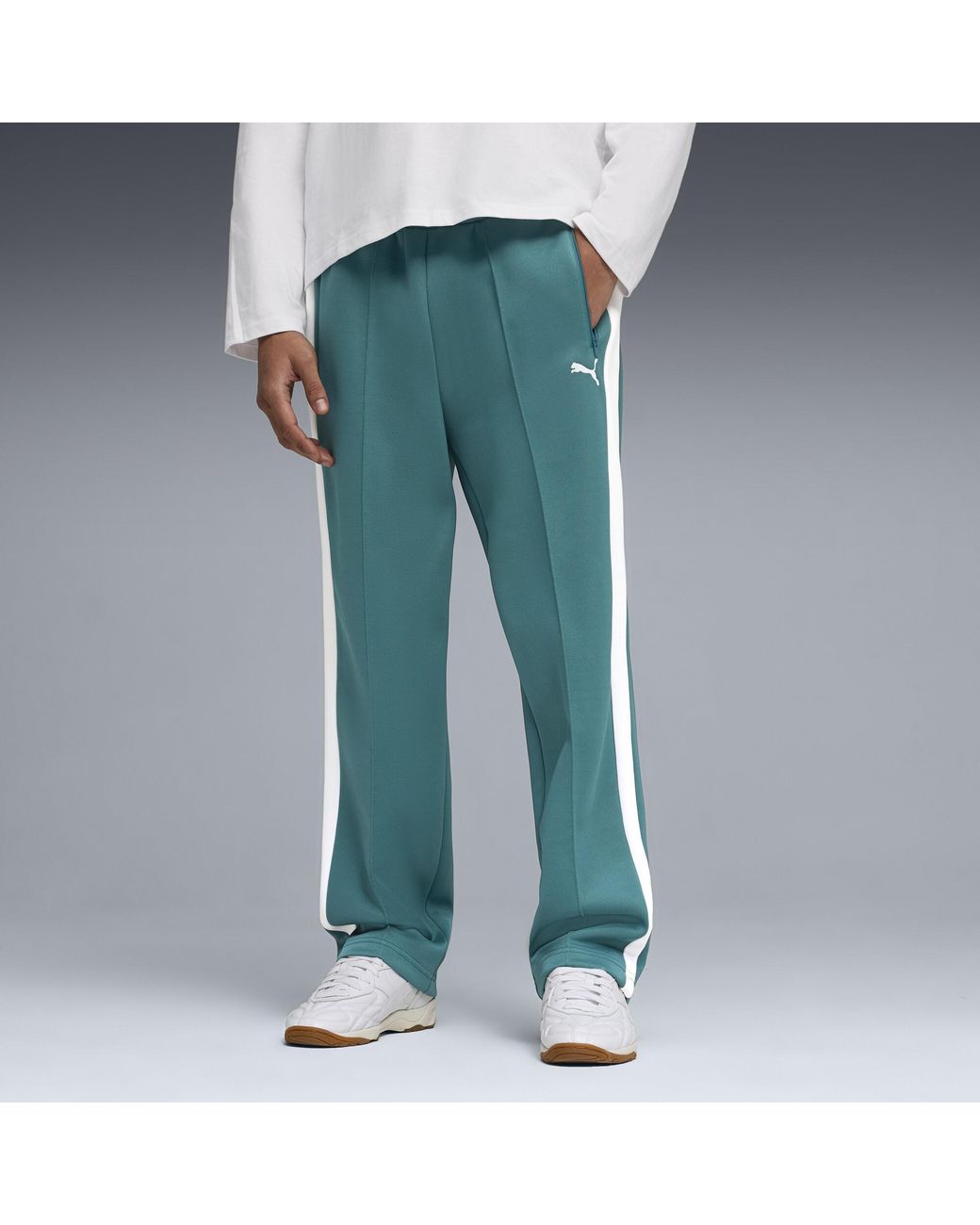 PUMA T7 Relaxed Track Pants in Blue for Men | Lyst