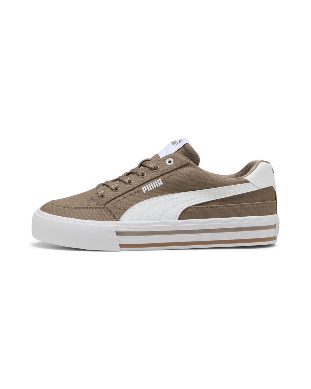 PUMA Court Classic Vulcanized Formstrip Sneakers in Brown for Men | Lyst