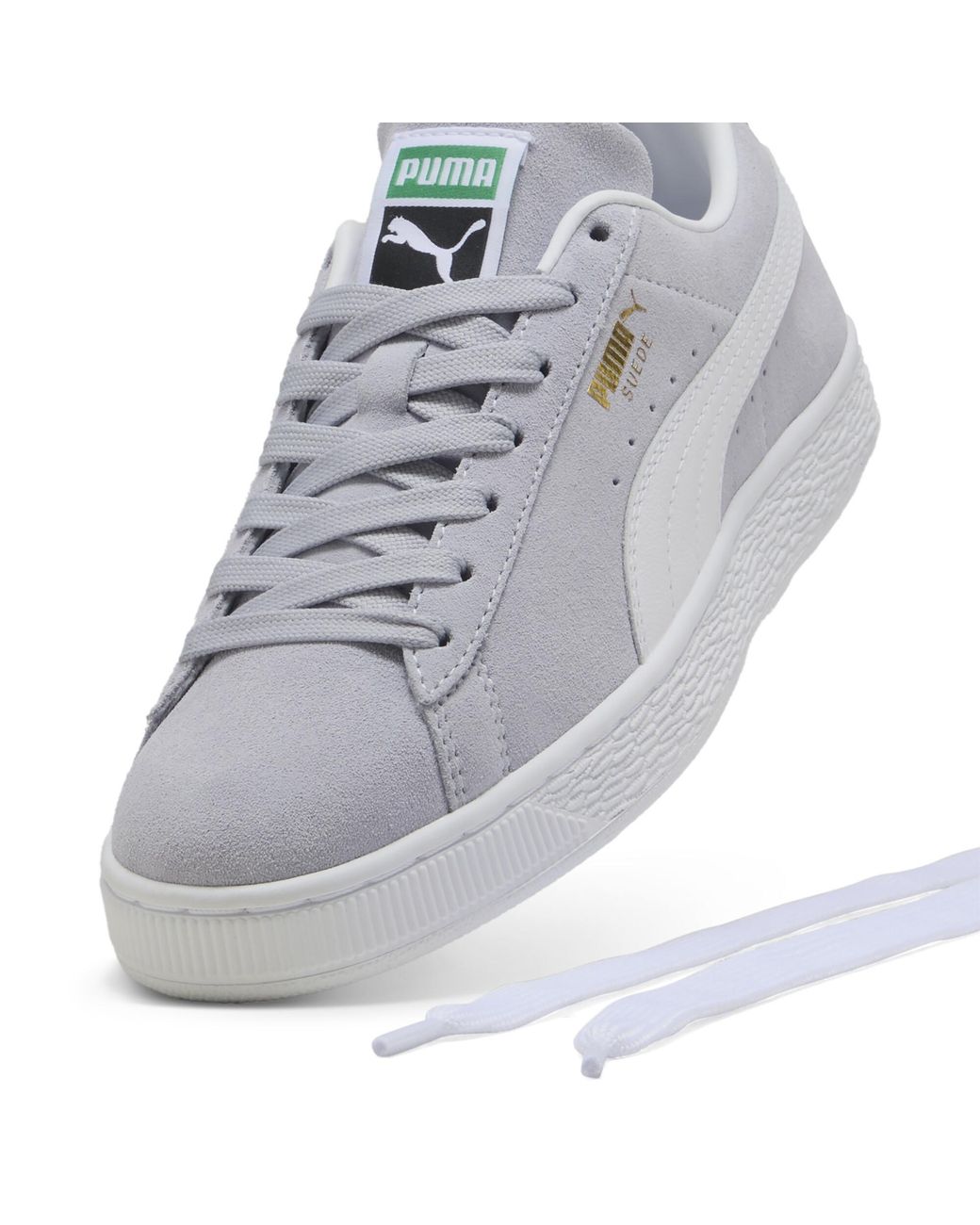 PUMA Suede Classic Sneakers in White | Lyst