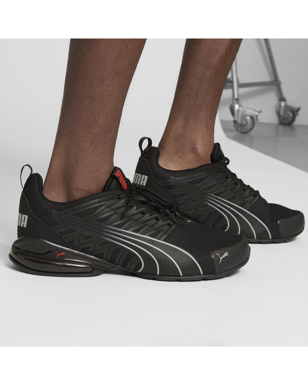 PUMA Voltaic Evo Wide Shoes in Black for Men | Lyst