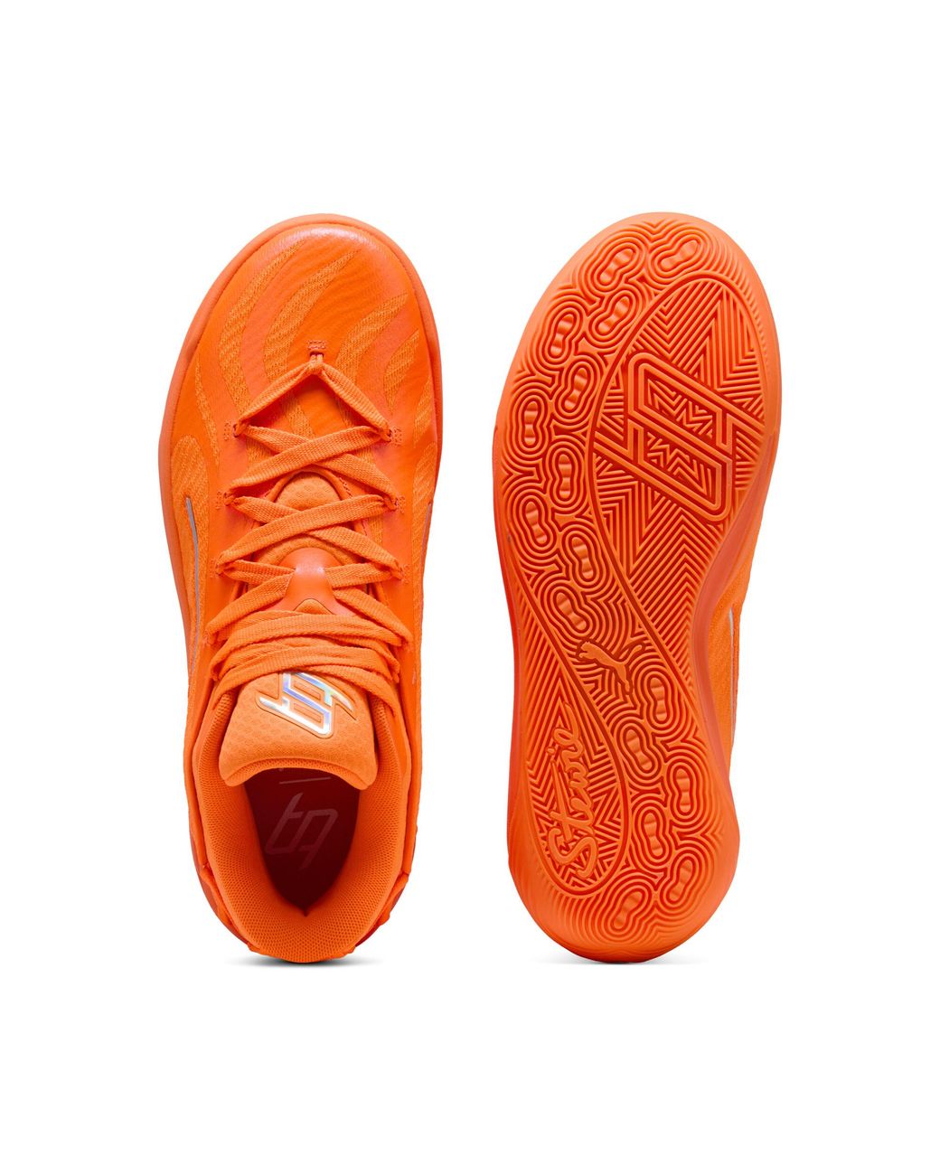 PUMA Stewie 4 Flawless Basketball Shoes in Orange | Lyst