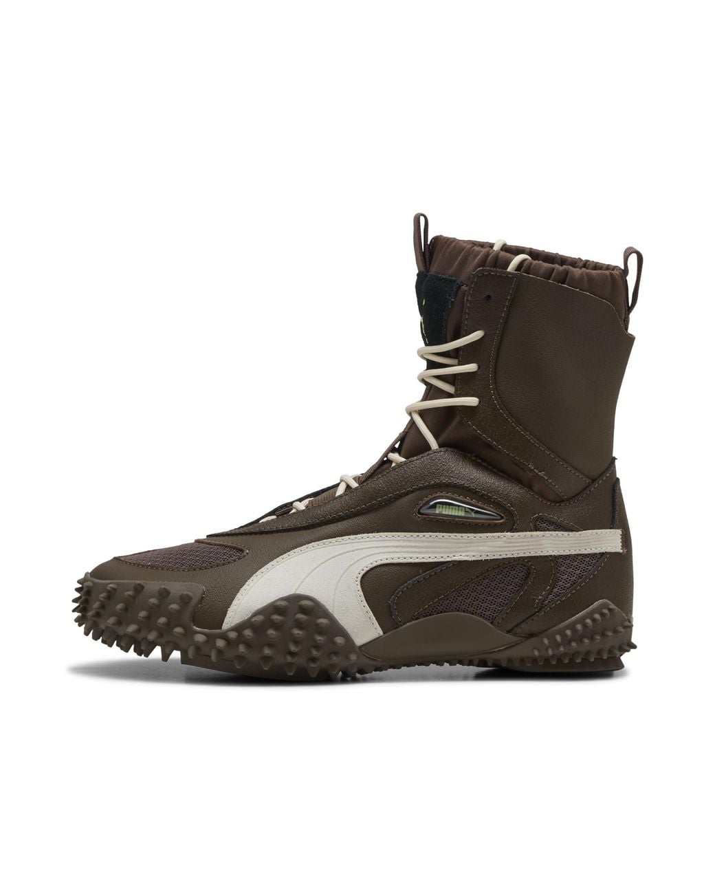 PUMA Mostro Mid Mid-Top Sneakers in Brown | Lyst