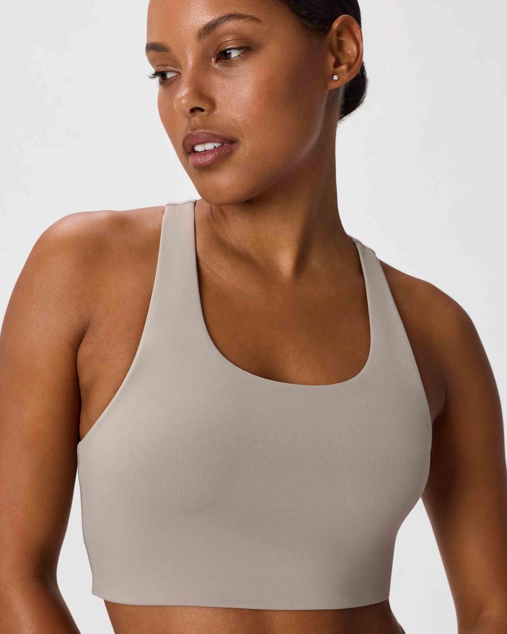 Quince Ultra-Form Scoop Neck Longline Bra, Nylon/Spandex | Lyst