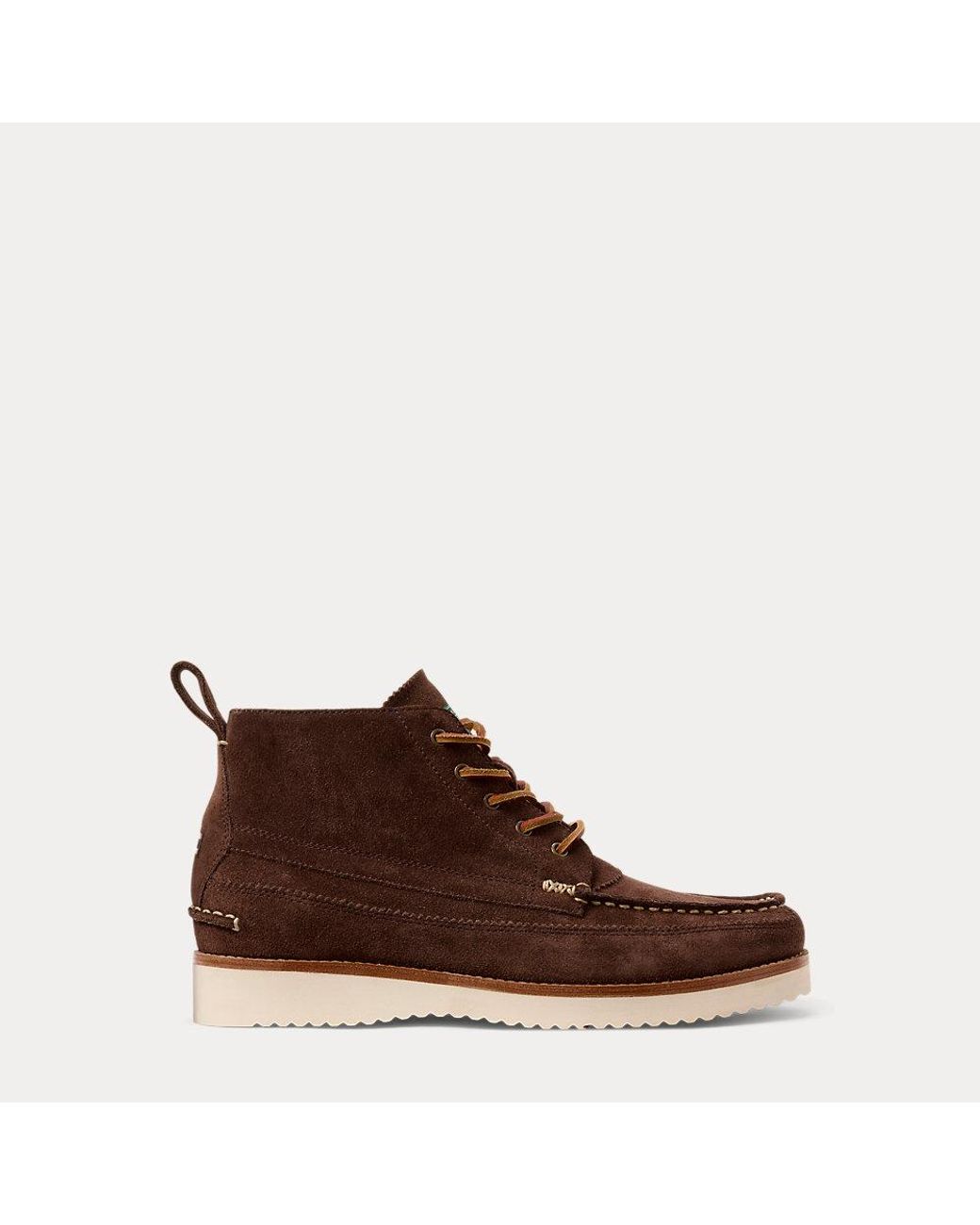 Polo Ralph Lauren Ranger Suede Workboot in Brown for Men | Lyst UK