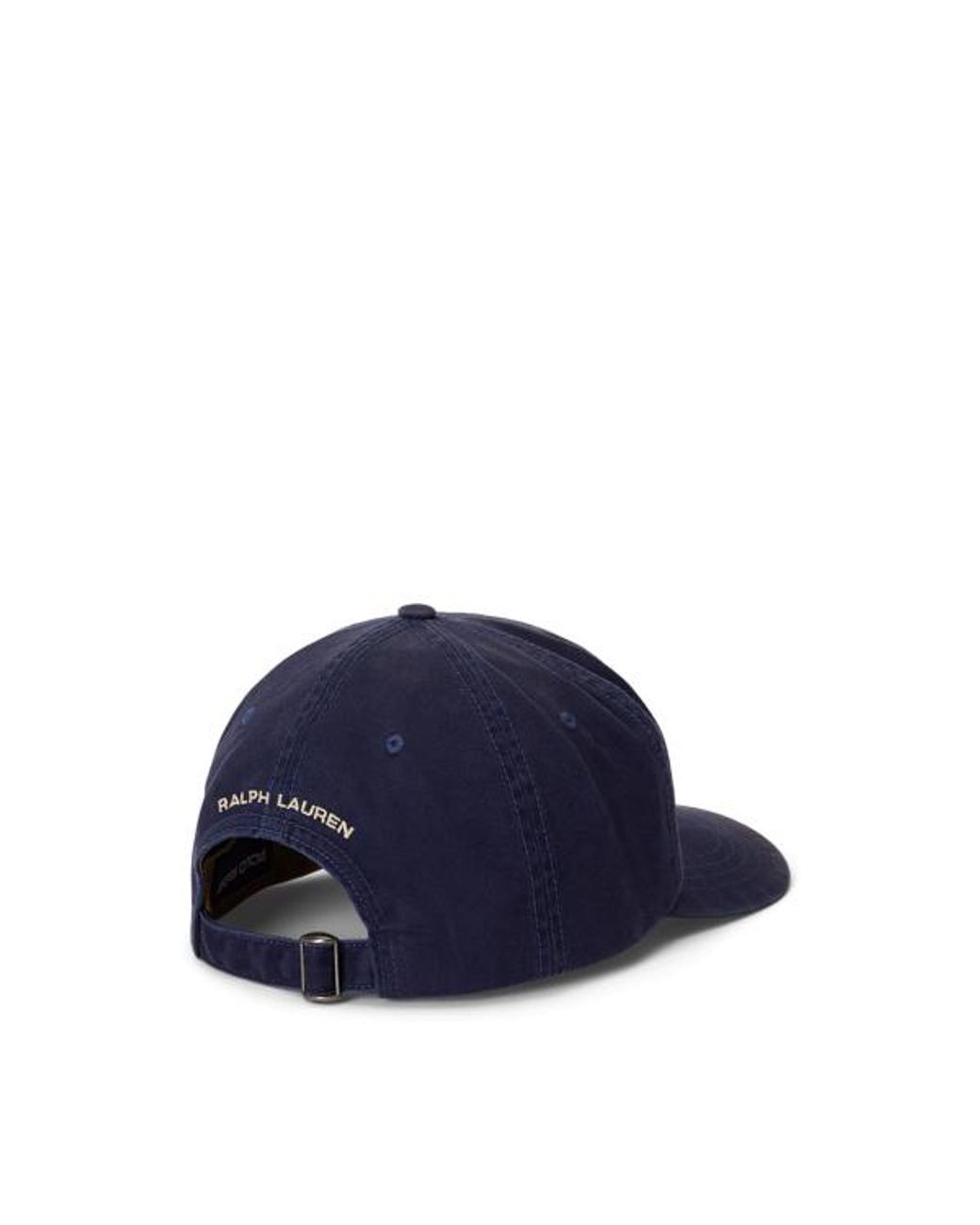 Ralph Lauren Embroidered Twill Ball Cap in Blue for Men | Lyst