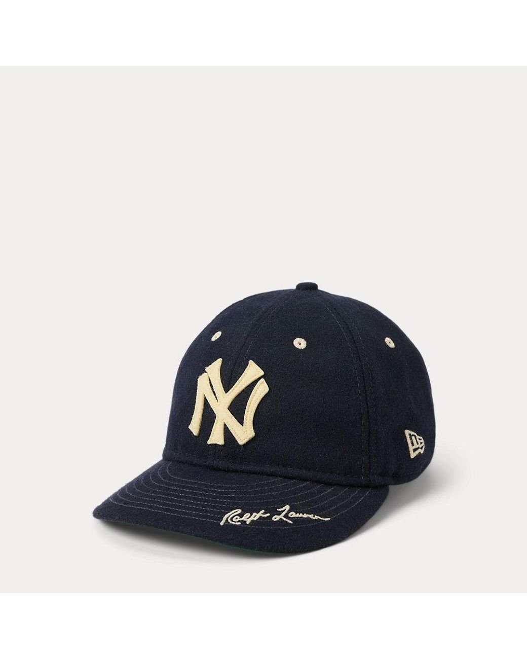 Polo Ralph Lauren Lauren Yankees Wool Cap in Blue for Men | Lyst UK