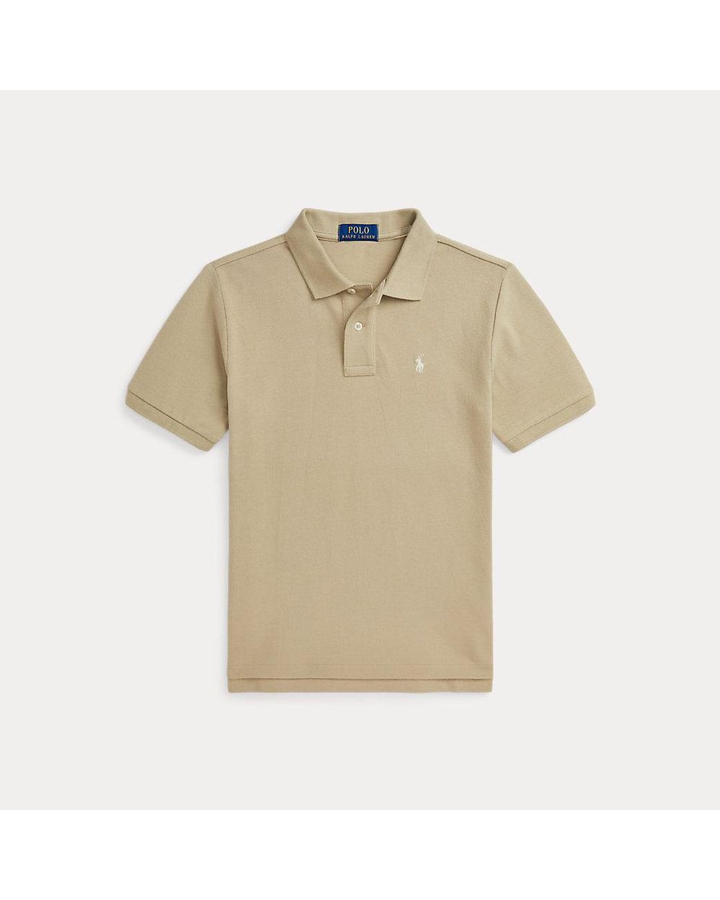 Polo Ralph Lauren Ralph Lauren Boy's The Iconic Mesh Polo Shirt in Natural for Men | Lyst