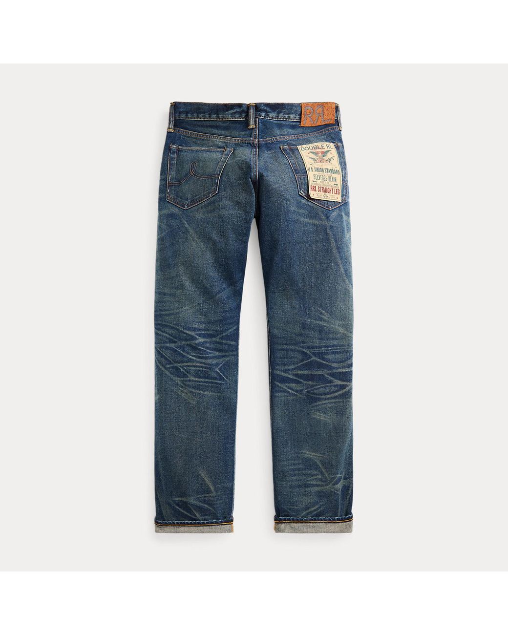 Ralph Lauren Straight Fit Hawley Selvedge Jean in Blue for Men | Lyst UK