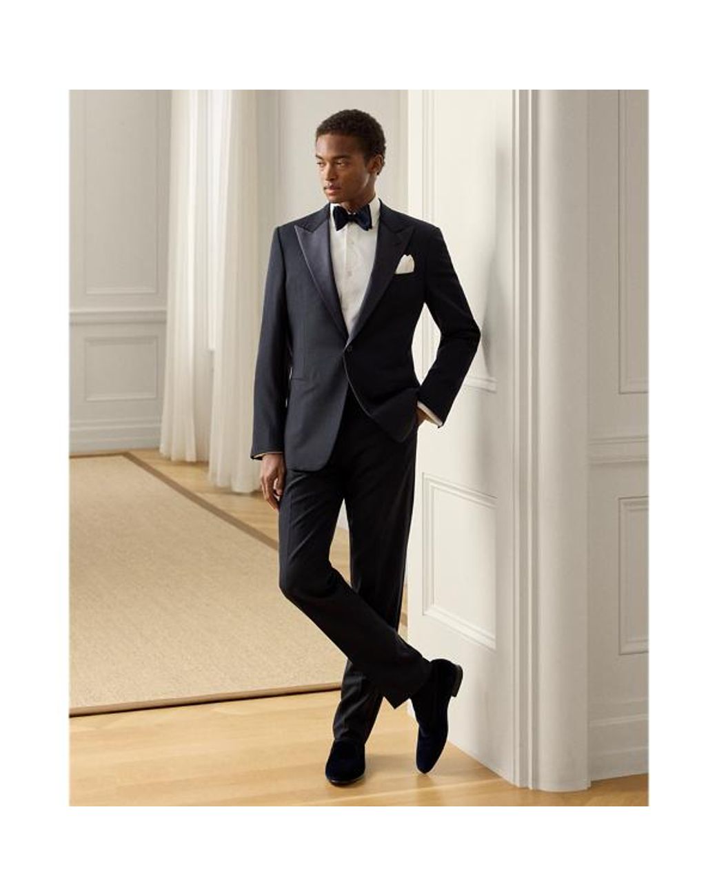 Ralph Lauren Gregory Hand-Tailored Peak Tuxedo in Blue for Men | Lyst