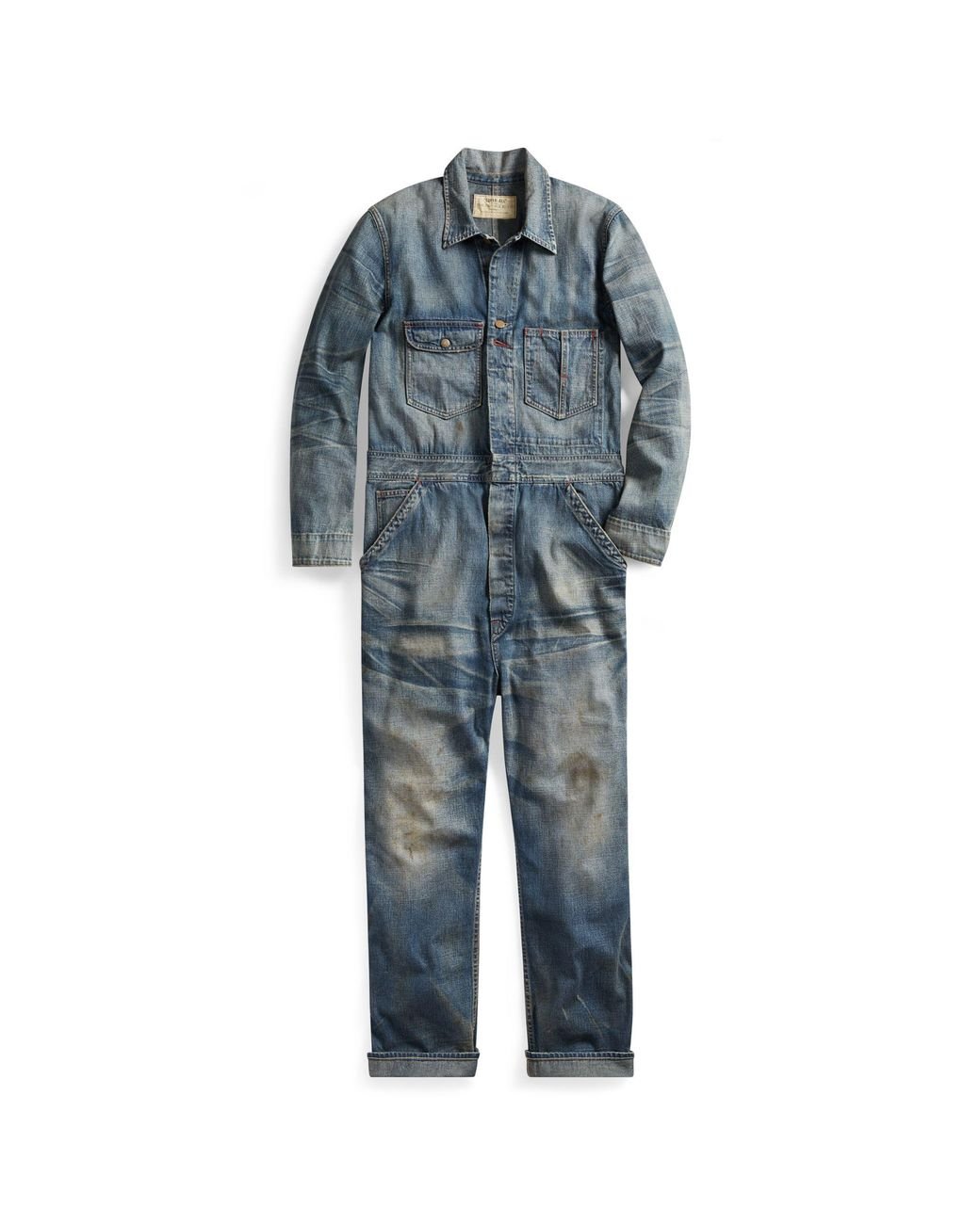RRL Indigo Denim Coverall in Blue for Men | Lyst RRL Indigo Denim Coverall in Blue for Men | Lyst