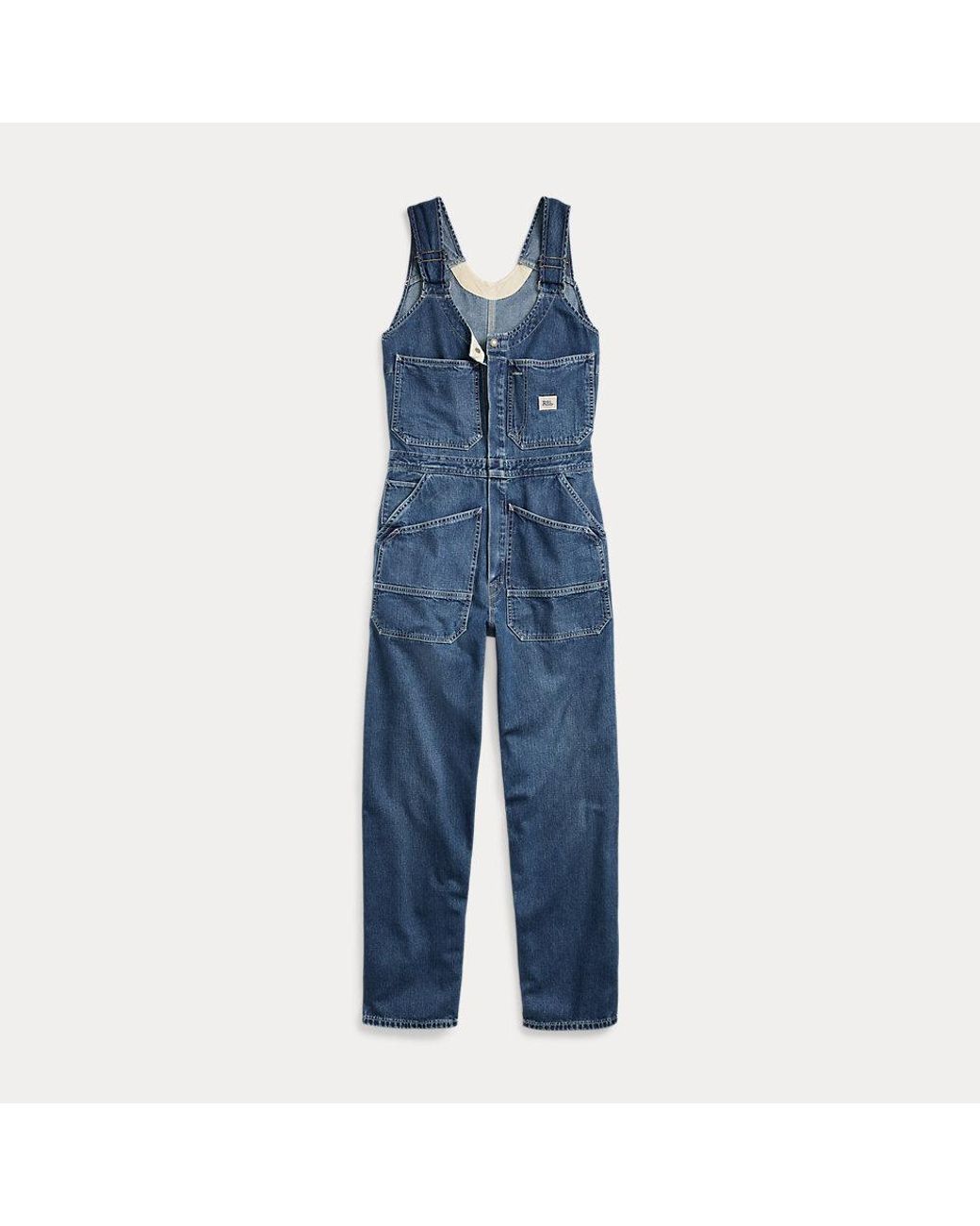 Ralph Lauren Ralph Lauren Robynne Denim Overall in Blue | Lyst