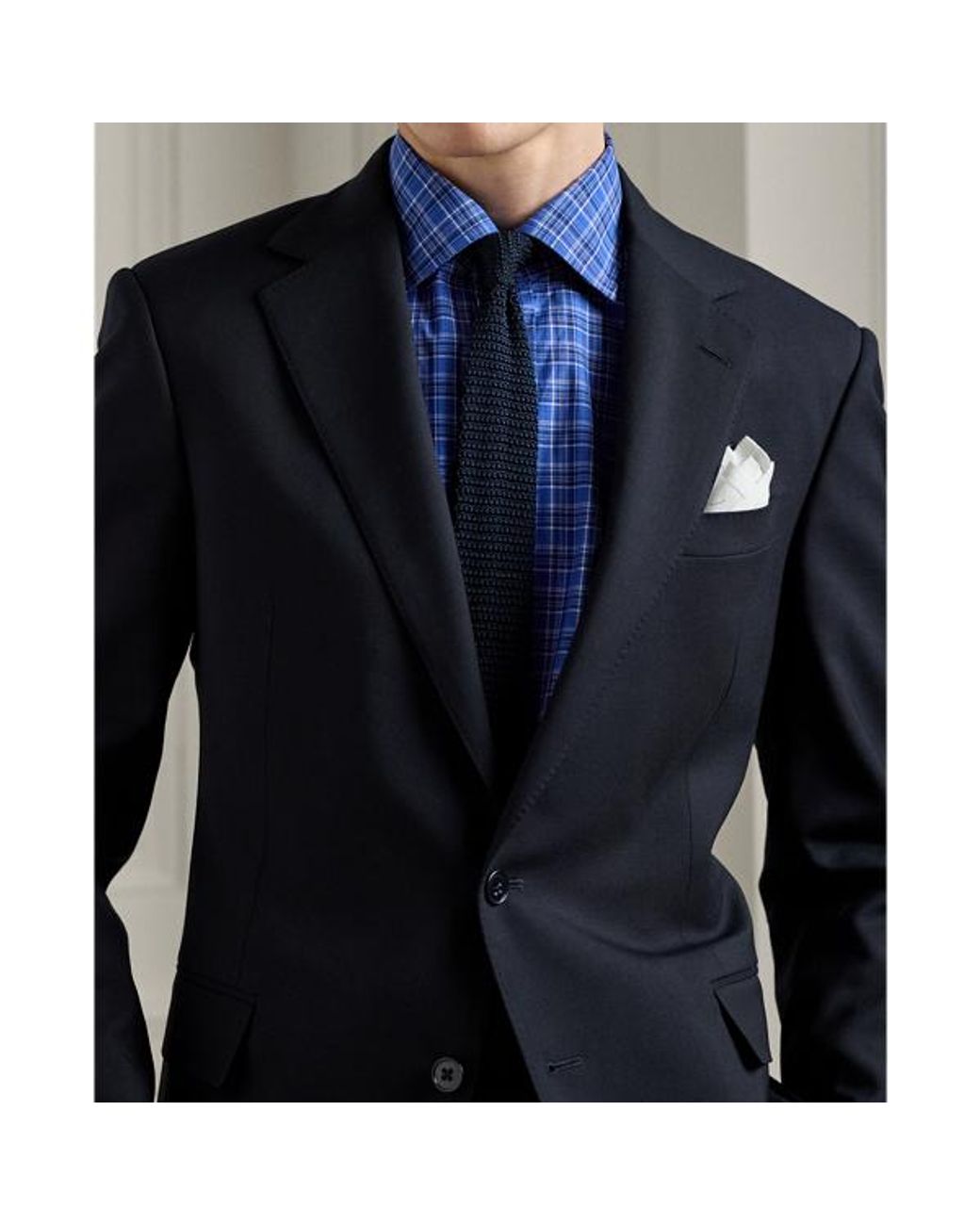 Ralph Lauren Gregory Hand-Tailored Wool Twill Suit in Blue for Men | Lyst