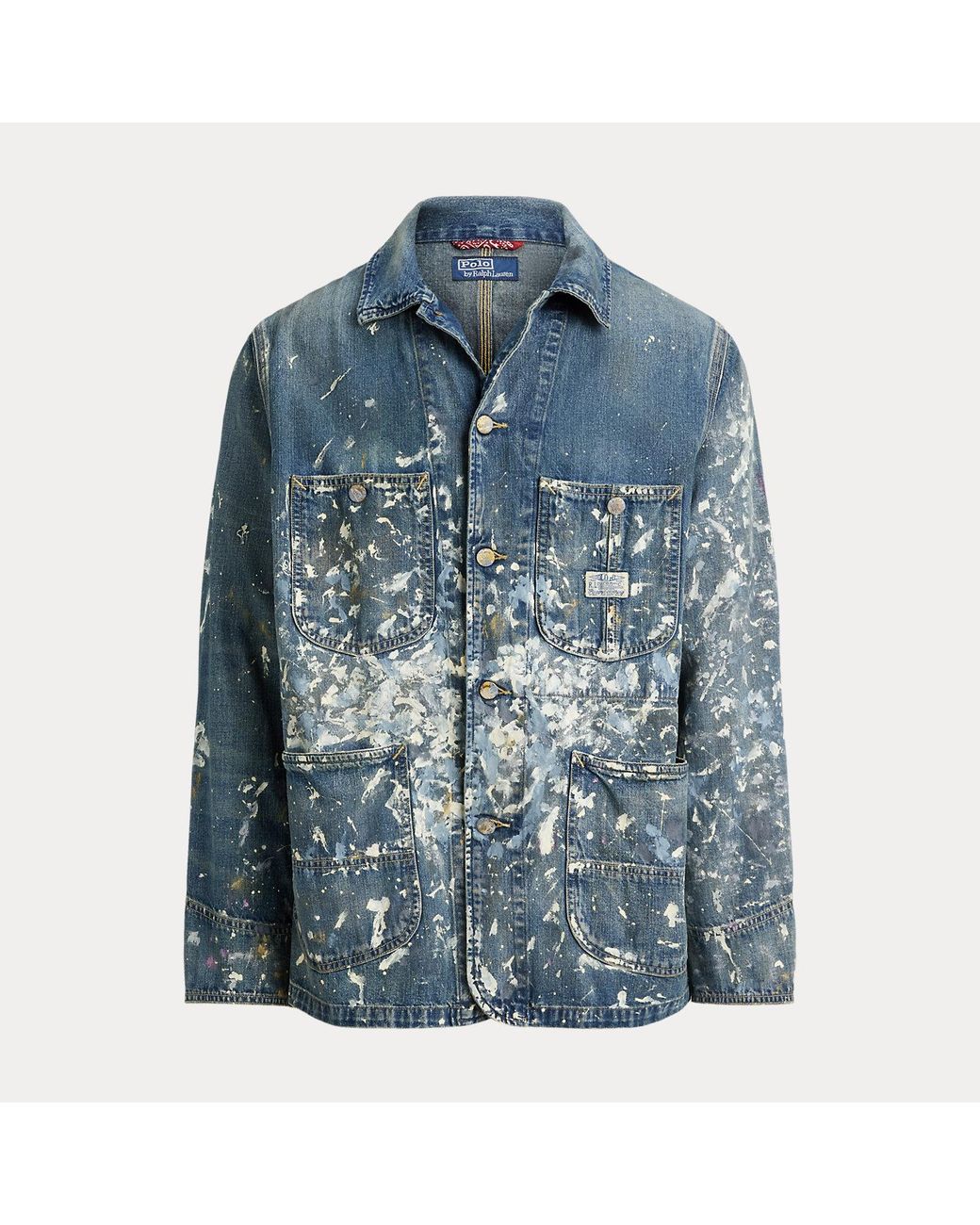 Polo Ralph Lauren Limited-Edition Hand-Painted Jacket in Blue for Men ...
