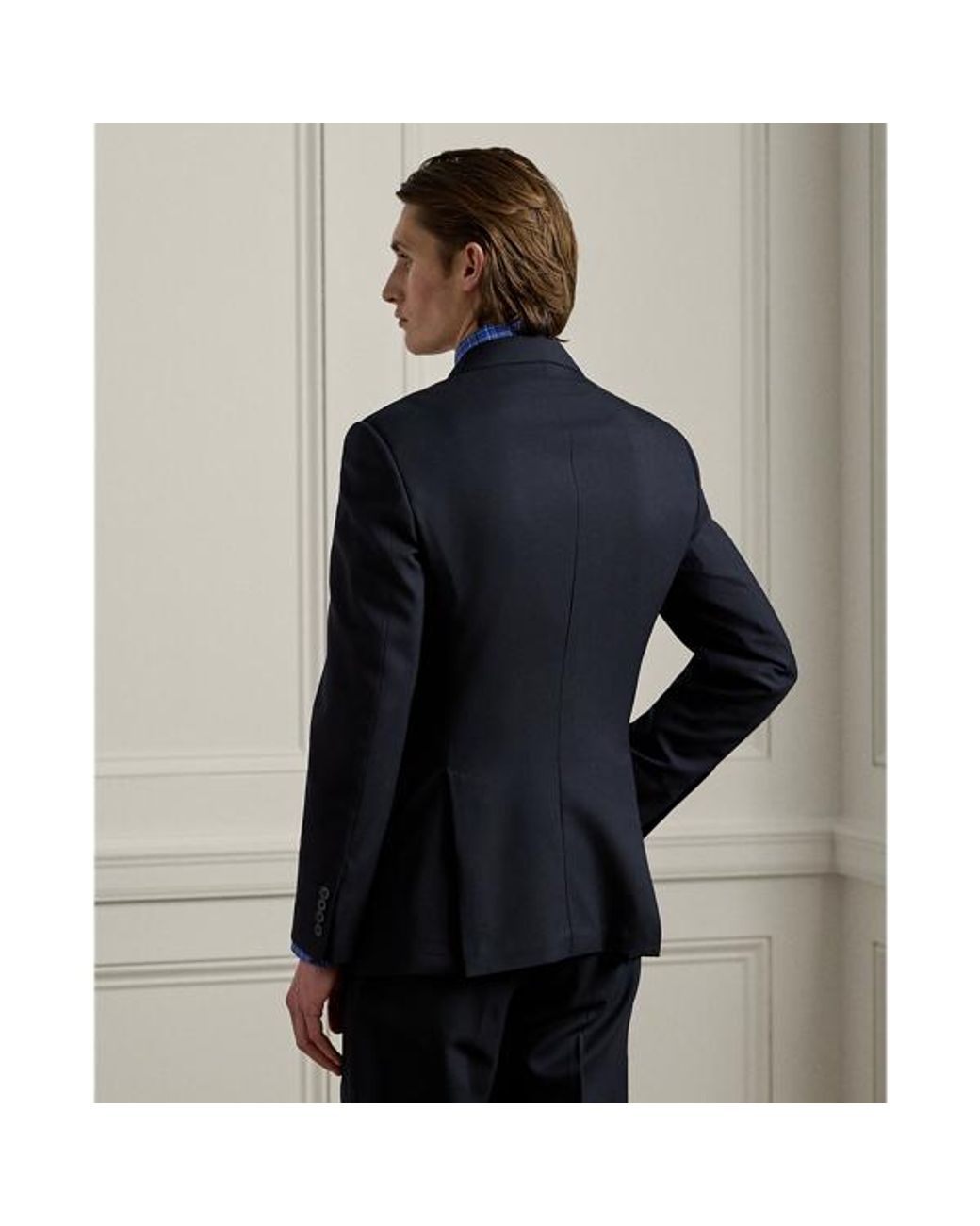 Ralph Lauren Gregory Hand-Tailored Wool Twill Suit in Blue for Men | Lyst