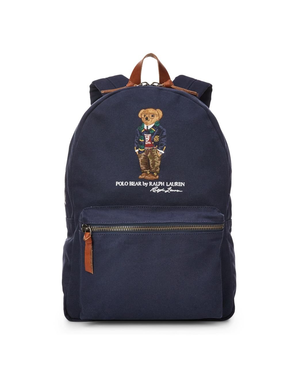 Polo Ralph Lauren Polo Bear Canvas Backpack in Blue for Men | Lyst