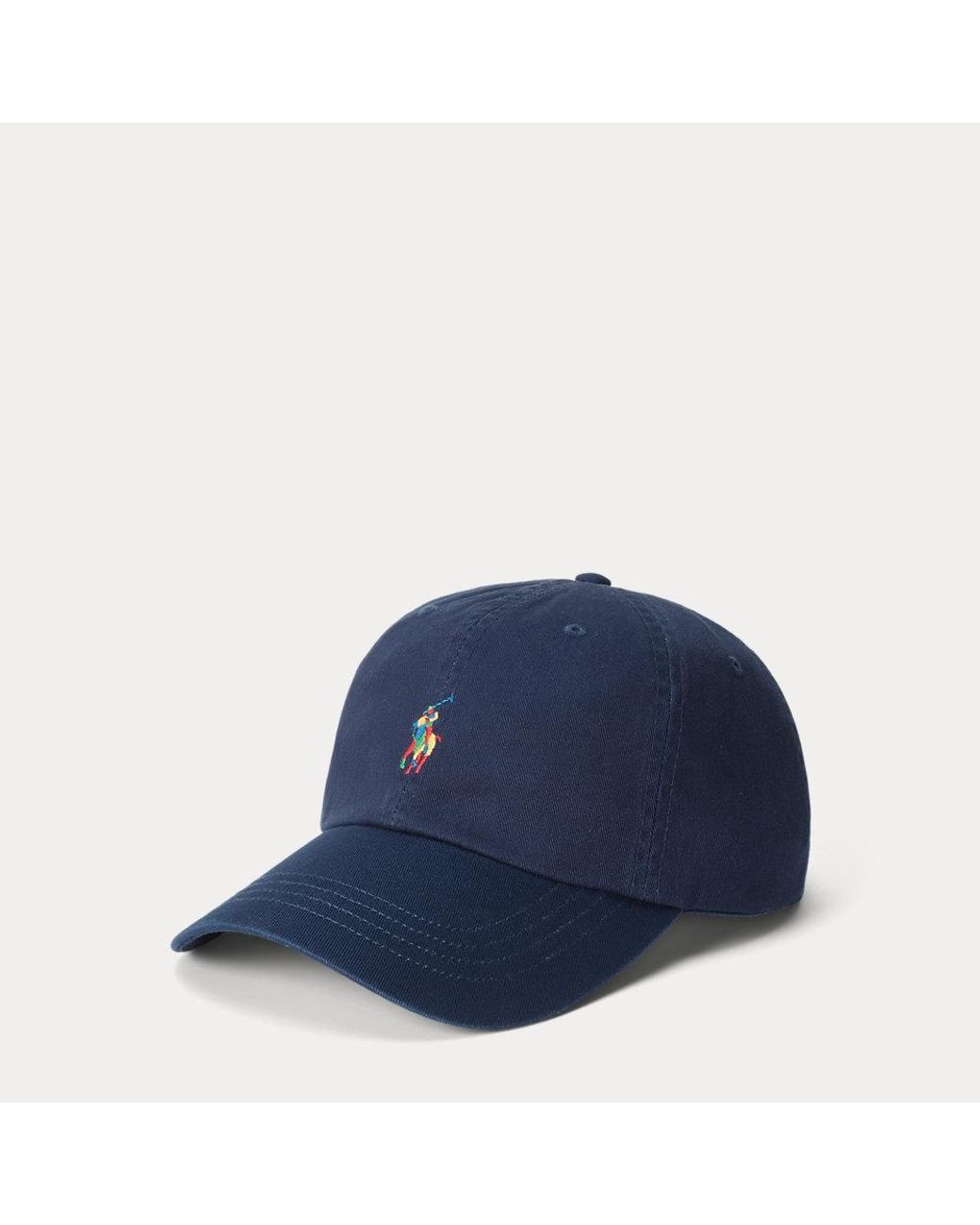 Polo Ralph Lauren Signature Pony Twill Ball Cap in Blue for Men | Lyst UK