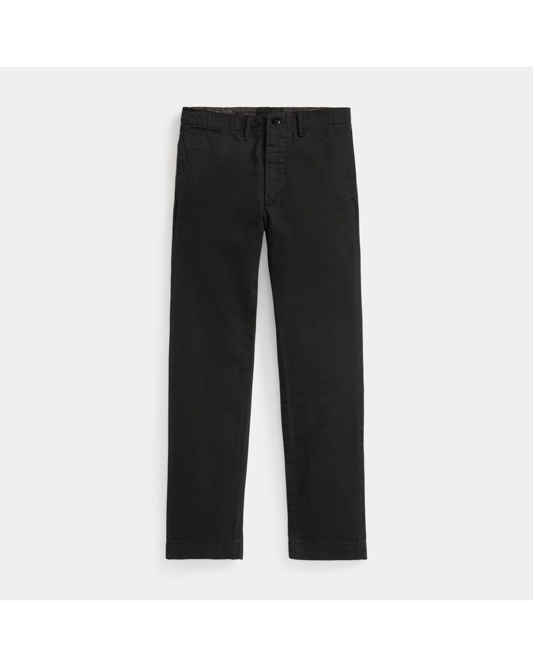RRL Chino Officer's Trouser in Black for Men | Lyst
