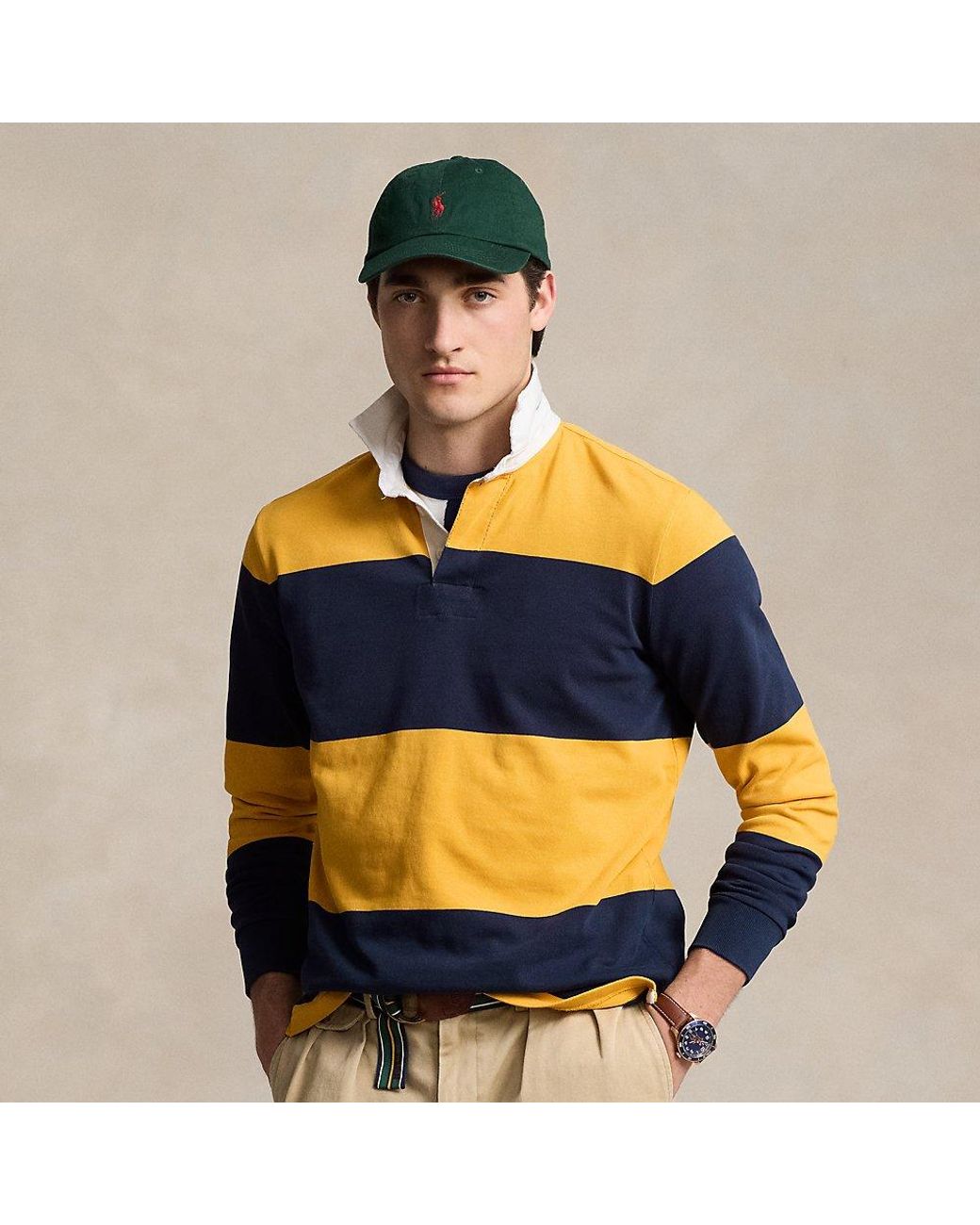 Ralph Lauren The Iconic Rugby Shirt in Blue for Men | Lyst