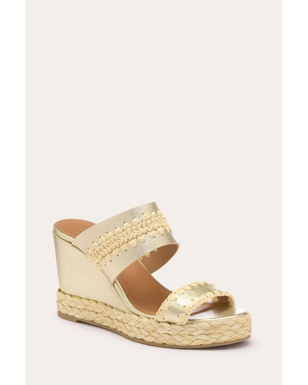 Ramy Brook Landyn Crochet Espadrille Wedge in Natural | Lyst