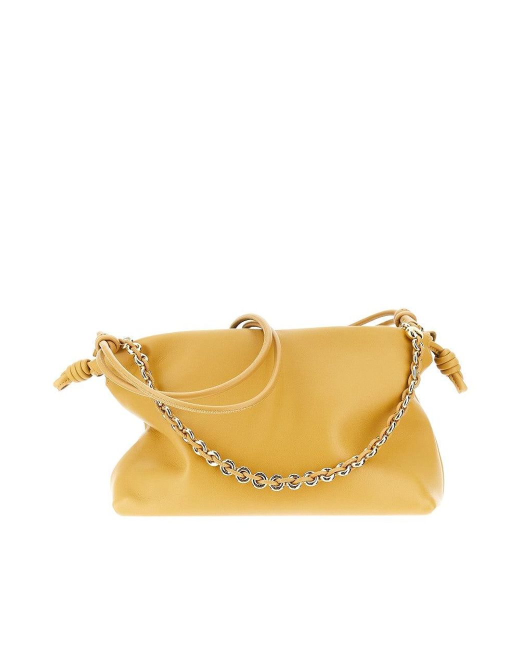 Loewe Nappa Leather Medium 'Flamenco' Purse in Yellow | Lyst