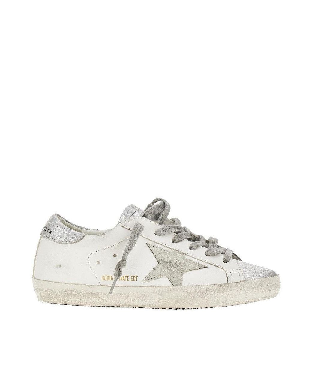 Golden Goose Super-Star Sneakers in White | Lyst UK