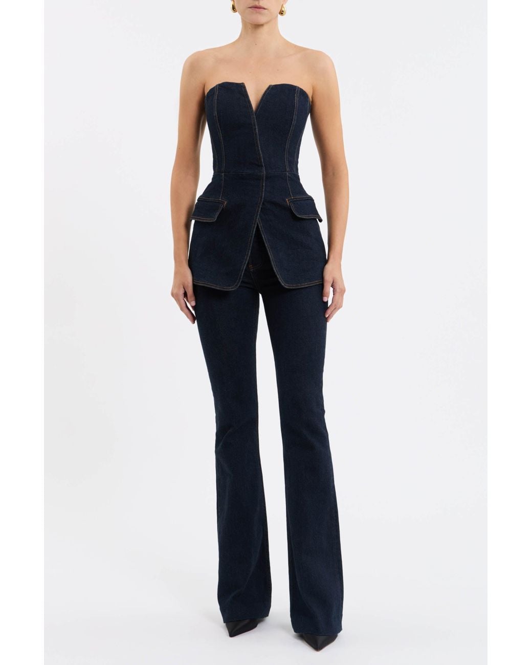 Rebecca Vallance Aviator Top in Blue | Lyst