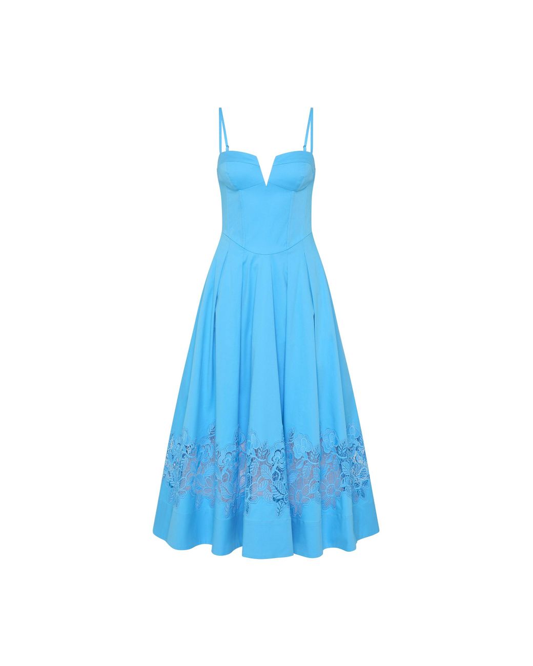Rebecca Vallance Montreux Midi Dress in Blue | Lyst UK